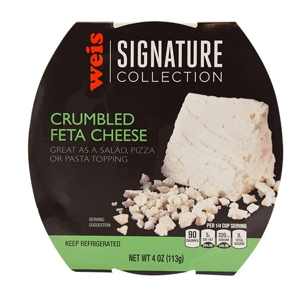 Amazon.com: Weis Signature Collection, Feta Cheese Crumbled, 4 Ounce ...