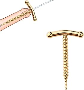 Amazon.com: Men's Stainless Steel Urethral Bar, Metal Spiral Insertion ...