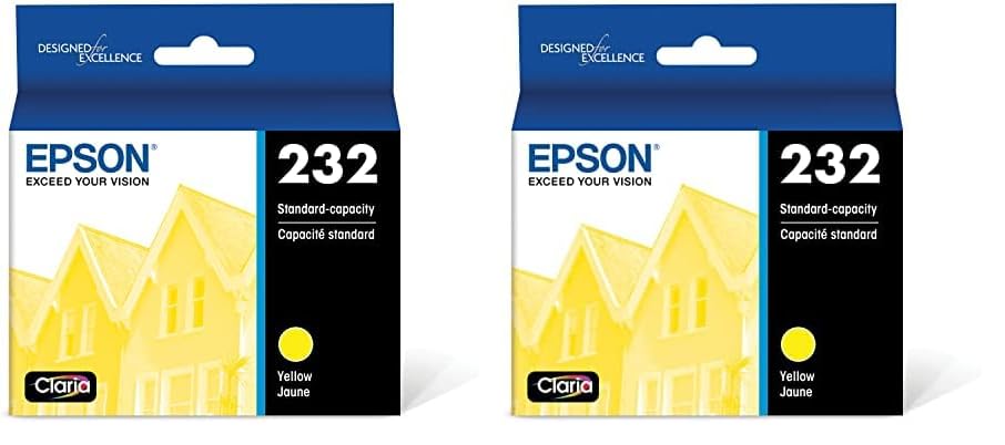 Amazon.com: Epson T232 Yellow Ink Cartridge, Standard Capacity (Pack of ...