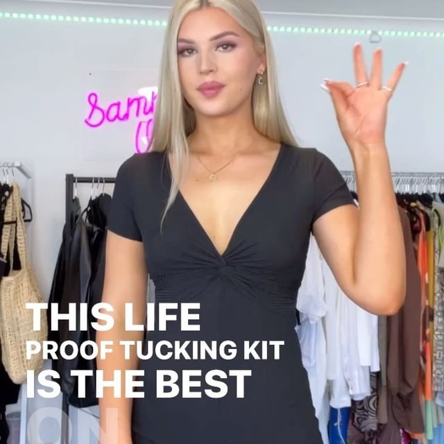 Watch Sammy tries the Tuck Kit on Amazon Live