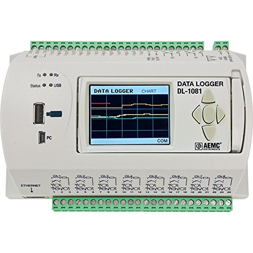 AEMC Data Logger Model DL-1081 (8-Channel, with LCD): Amazon.com ...