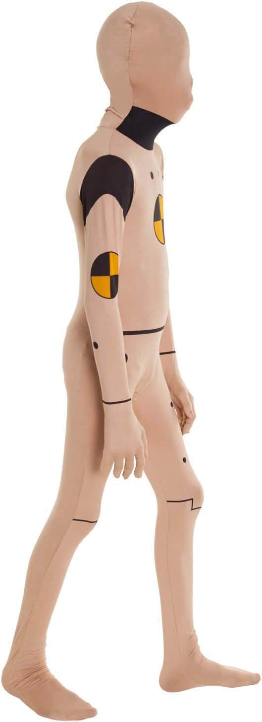 Morphsuits Official Crash Test Dummy Kids Fancy Dress Costume – Large ...