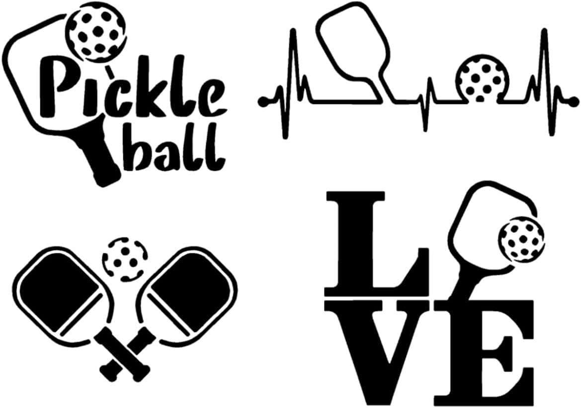 Amazon.com: The Game Of Pickleball Sticker Vinyl Decal Wall Laptop ...
