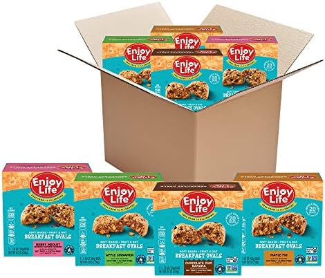 Amazon.com: Enjoy Life Foods Soft Baked Ovals, Breakfast Bars, Nut Free ...