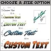 Amazon.com - Custom Windshield Decal, Personalized to Order Premium ...