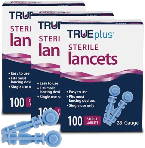 Amazon.com: TRUEplus Single-Use Safety Lancets Bundle - 300 Blood ...