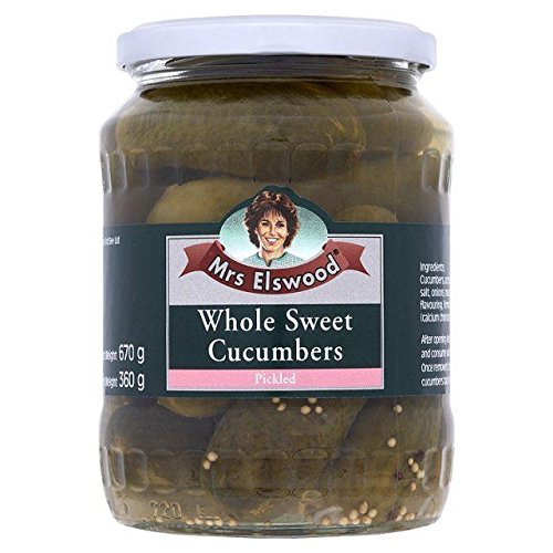 Amazon.com : Mrs Elswood Whole Sweet Cucumbers - 670g : Grocery ...