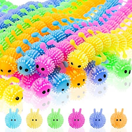 Buy Caterpillar Fidget Toys Stretchy String Autism Sensory Toy for Anti ...