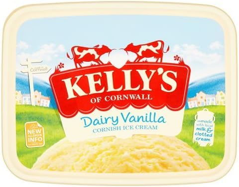 Kelly's Cornish Vanilla Dairy Ice Cream, 2l (Frozen) : Amazon.co.uk ...