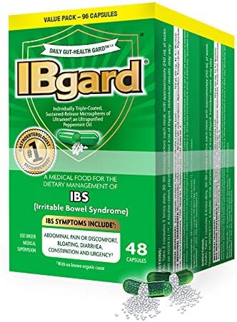 Amazon.com: IBgard Daily Gut Health Support Dietary Supplement, 96 ...