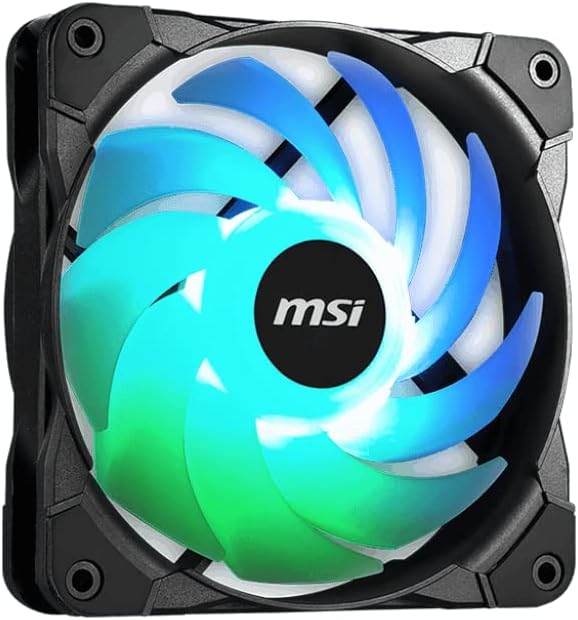 MSI MAG MAX F12A-3 120mm ARGB Chassis Fan Kit, Black – BigaMart