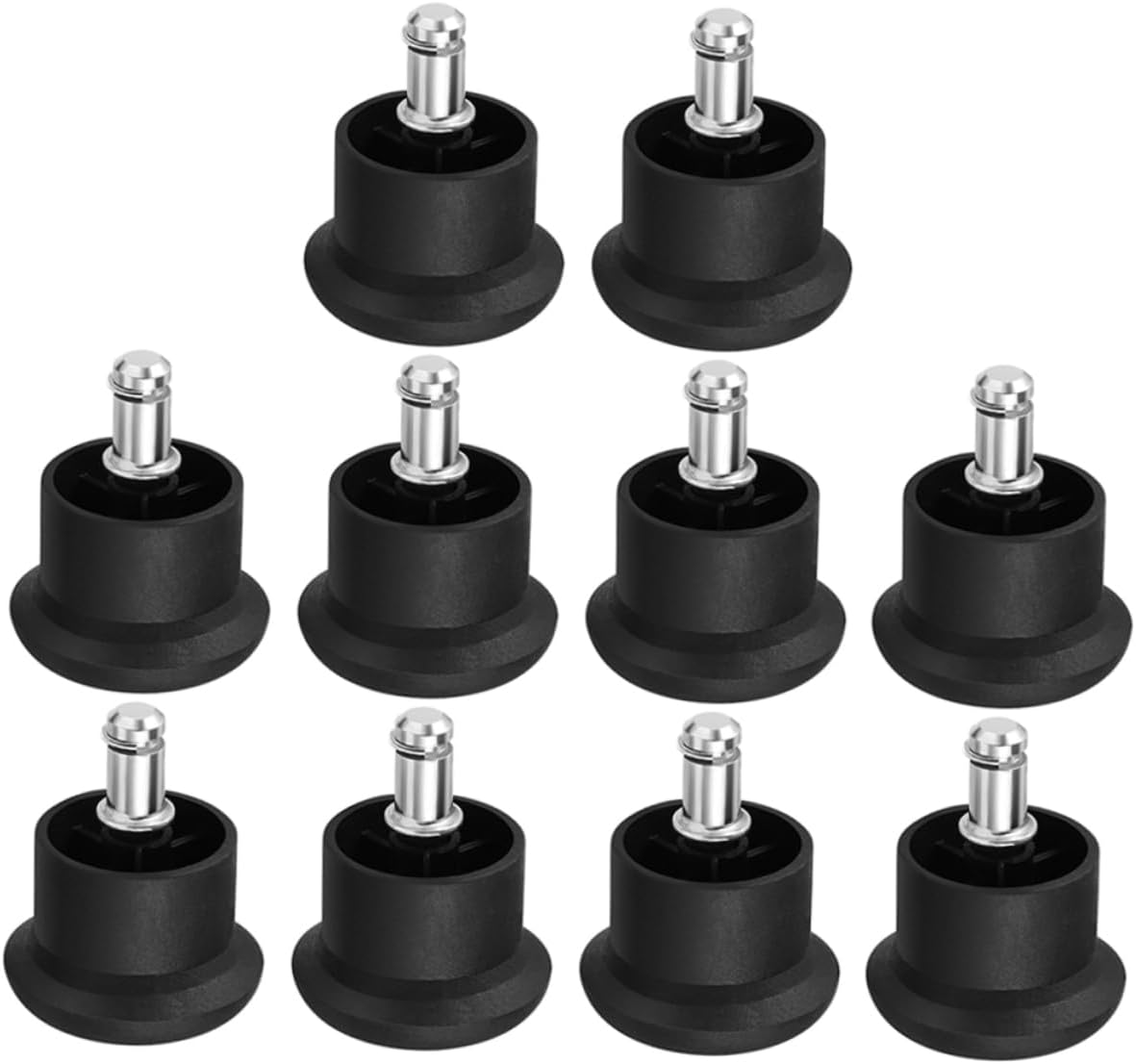 Amazon.com: KITANDOVE 10pcs Chair Fixed Foot Pad Caster Chair Stopper ...