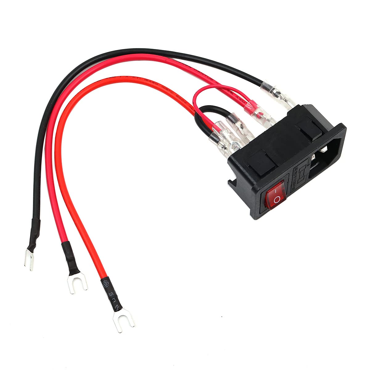 POFET 3D Printer Power Switch U-type Plug 10A 220V/110V Power Supply ...