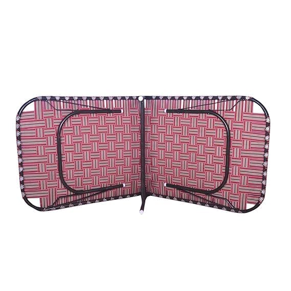 SUCCESS FURNITURE Portable Metal Iron Folding Bed Iron Cot Foldable Bed ...