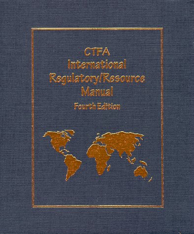 Buy Ctfa International Regulatory Resource Manual Book Online at Low ...