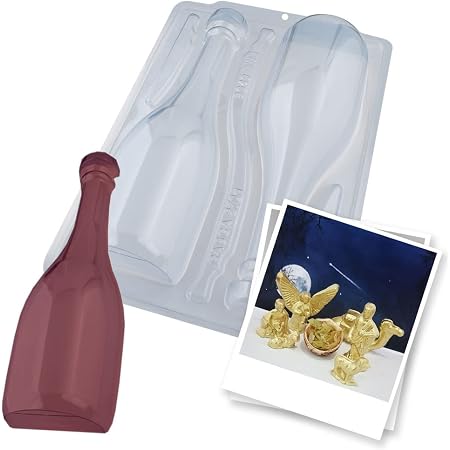 Amazon.com: 1 X Full Size Champagne Bottle Candy Mold Part B : Home ...