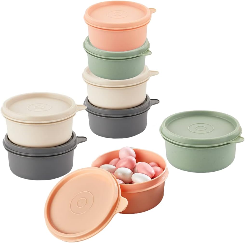 Amazon.com: EYNEL Set of 12 Small Round 9 oz Deli Containers with Lids ...