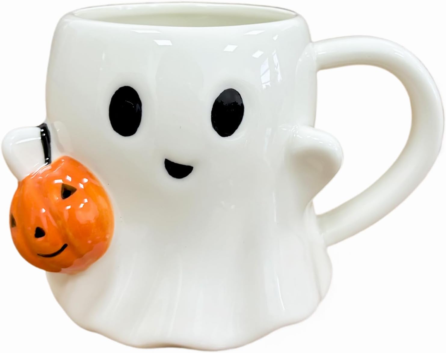 Amazon.com: 20 oz Halloween Ghost Coffee Mug Spooky Pumpkin Mug Novelty ...