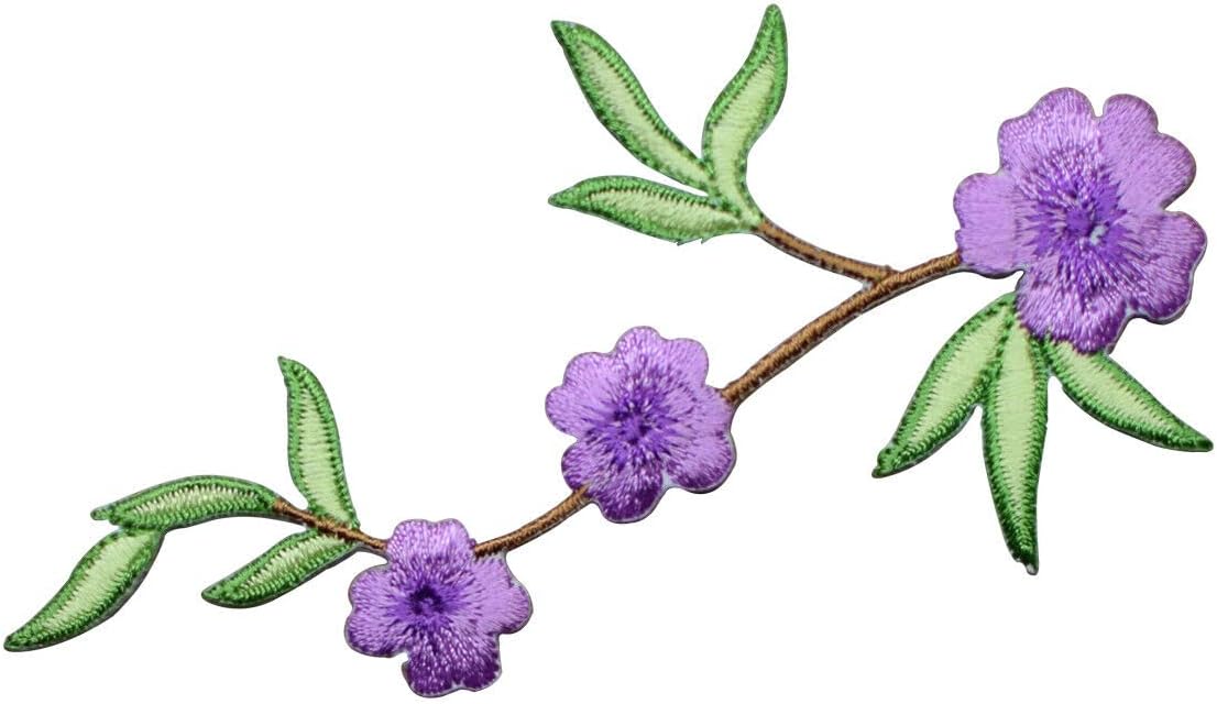Amazon.com: Cool Patches Original Design Patches Purple Flower Vine ...