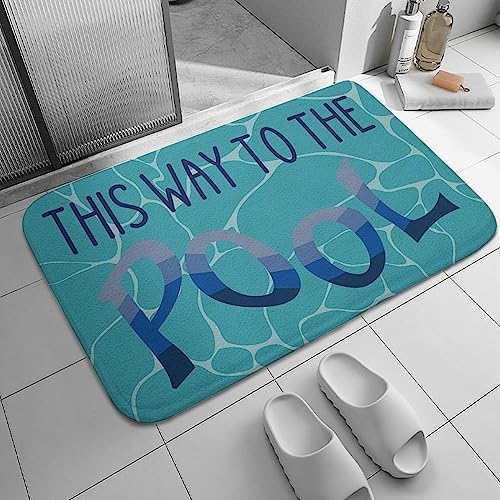Amazon.com: KXO Doormat Entrance Rugs Heavy Duty Welcome Mats, Blue ...