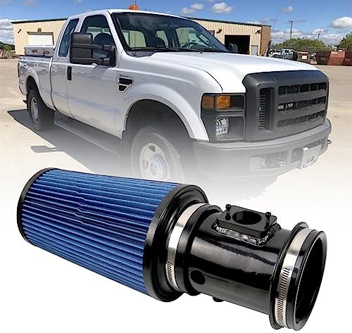 Amazon.com: RULLINE 4" Air Intake System Air Intake Pipe with Oiled ...