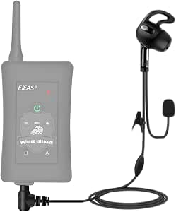 Amazon.com: GaiRen PPT Referee Headset with 3.5mm Round Jack, Earphone ...