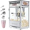 Amazon.com: Bonnlo Movie Theater Style Popcorn Machine with 8 Ounce ...
