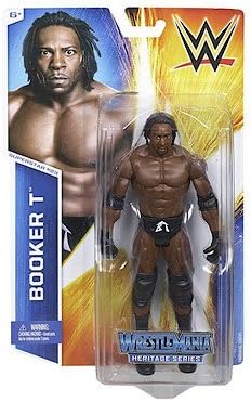Amazon.com: WWE Figure Heritage Series -Superstar #23 Booker T Figure ...