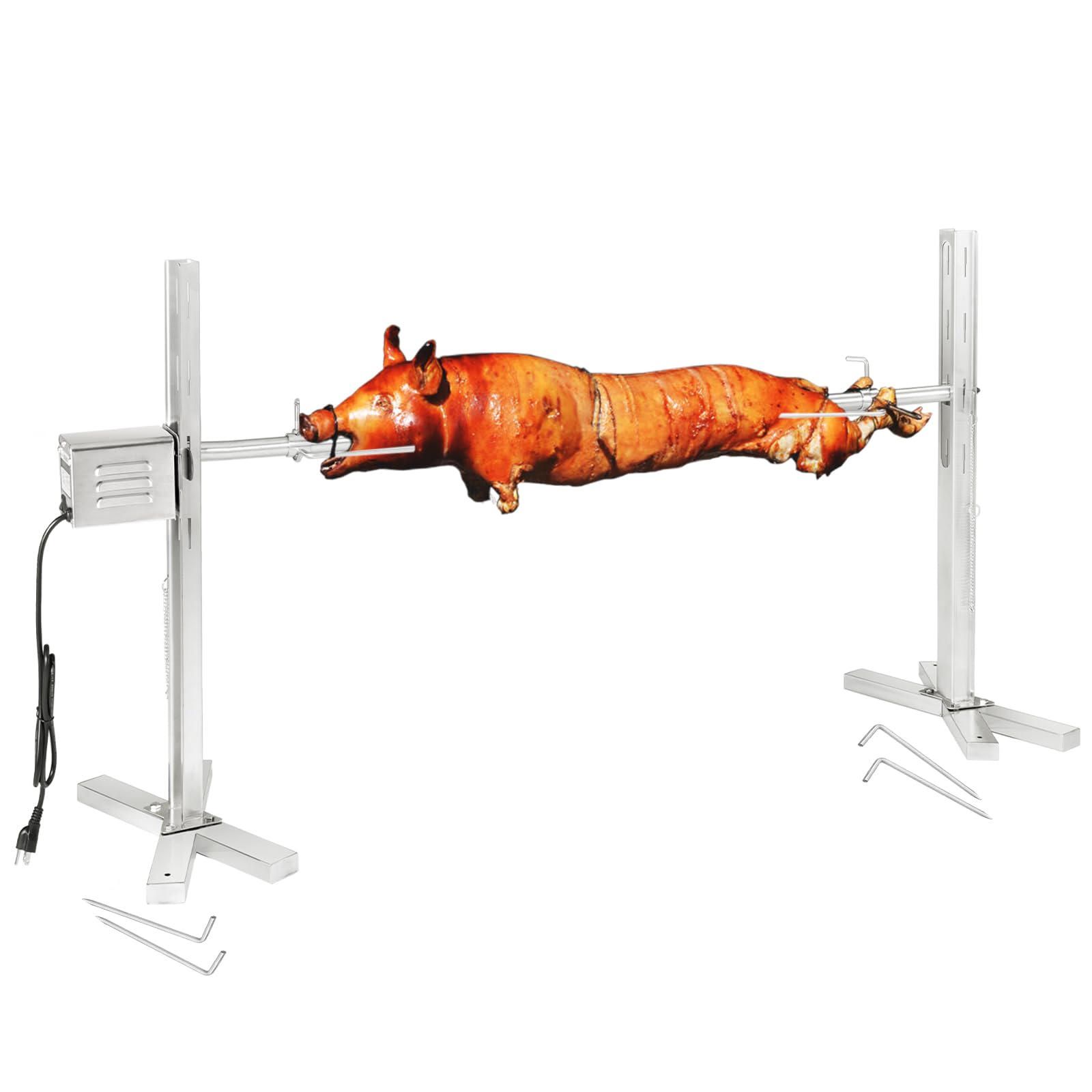 Buy Electric rotisserie Grill Kit,90LBS Pig Spit Rotisserie Grill ...