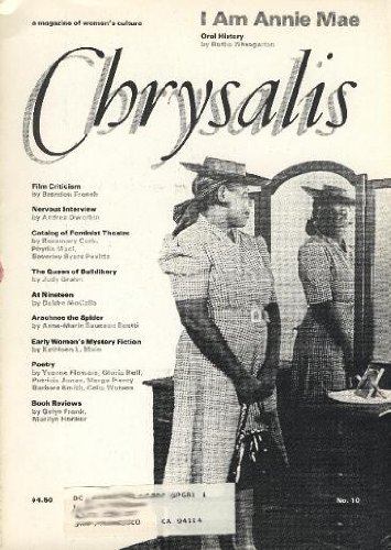 CHRYSALIS No. 10 a magazine of women's culture: unknown author: Amazon ...