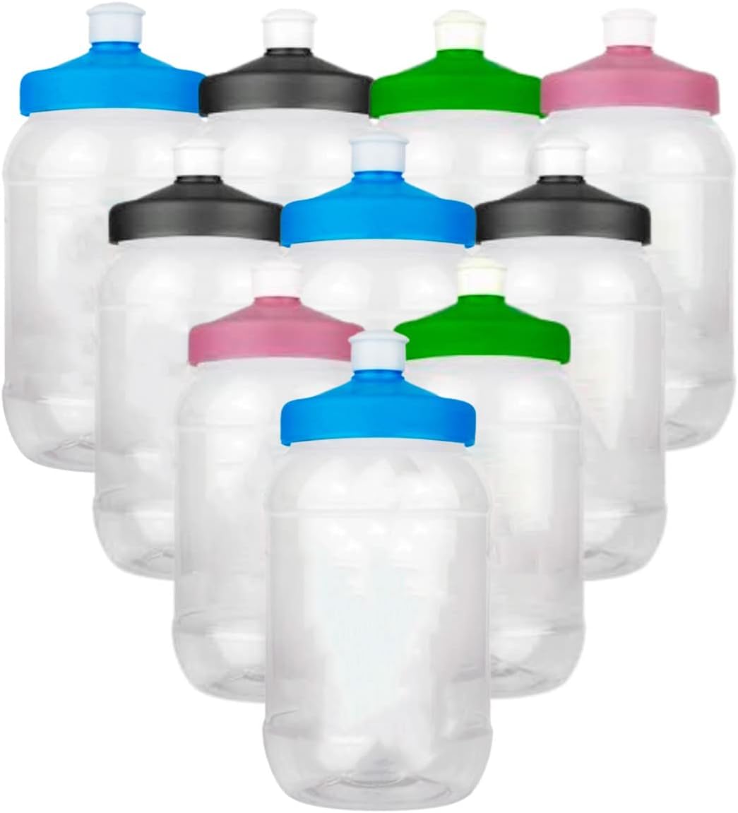 10 Vasos con chupon reutilizables de plastico : Amazon.com.mx: Hogar y ...