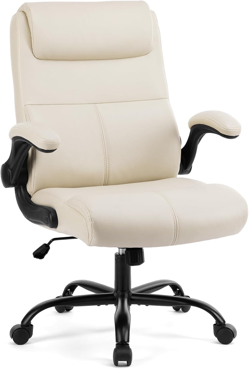 Amazon.com: Ergonomic Desk Chair,Height Adjustable PU Leather Executive ...