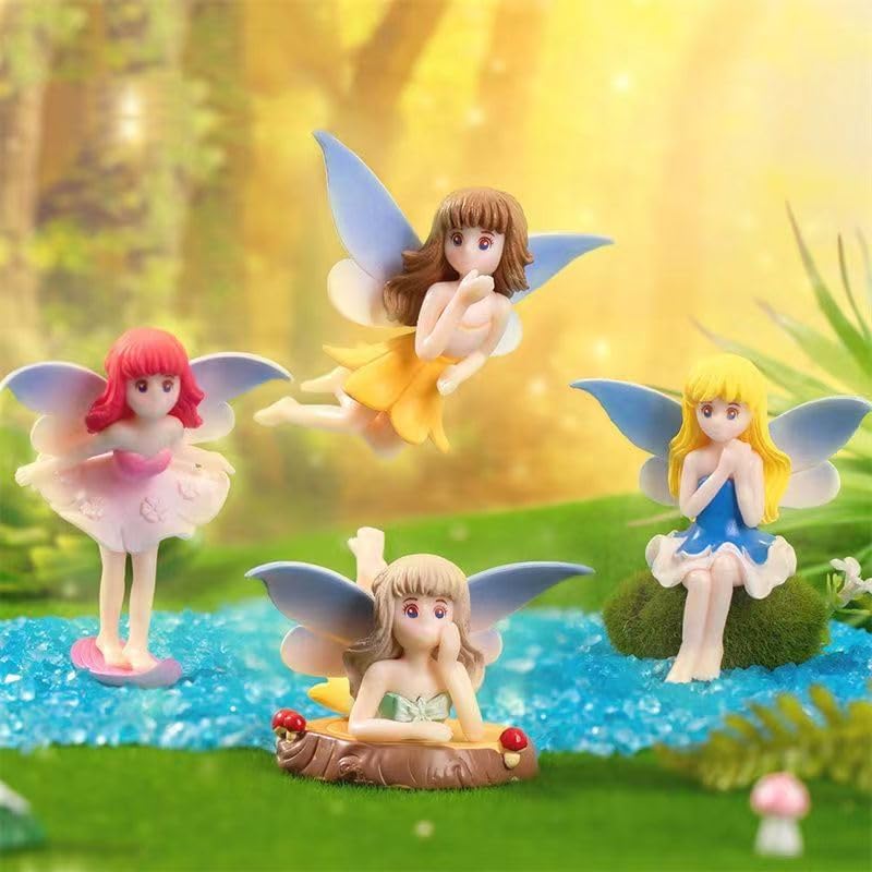 Amazon.com: LONCESS Miniature Fairy Accessories - Small Fairy Figurines ...