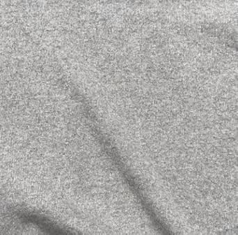 Amazon.com: Organic Cotton 10 Ounce Baby Rib Knit Fabric - Heather Grey ...