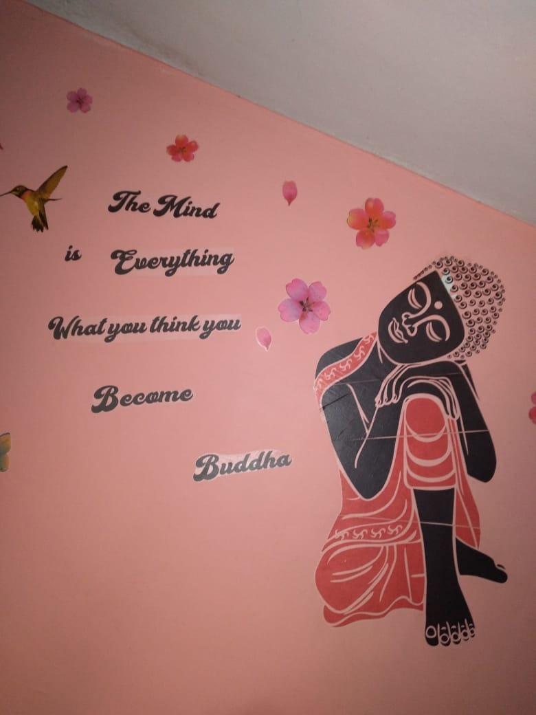 Wallstick Buddha Quotes wallstickers (Vinyl 100 cm x 70 cm) : Amazon.in ...