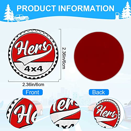 Snapklik.com : Hers Badge Rated Car Emblem, 4 X 4 Metal Automotive ...