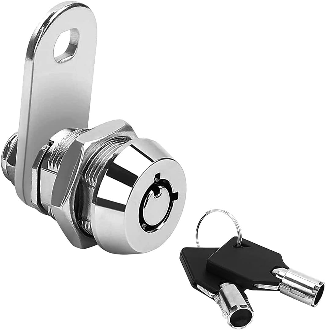 Tubular Cam Lock with Keys, 5/8" Keyed Alike Tubular Cam Locks, Zinc ...