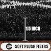 Amazon.com: ONASAR Area Rugs for Bedroom Living Room, Fluffy 4x6 Black ...