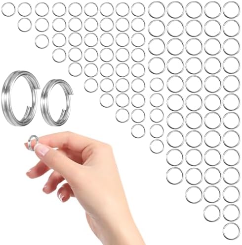 Amazon.com: 100PCS Small Key Rings Mini Split Rings for Jewelry Making ...