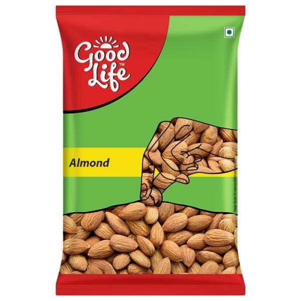 Good Life California Almonds 200gm | 100% Natural & Pure Healthy | Big ...