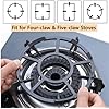 Amazon.com: Gocoffun Cast Iron Wok Support Ring, Non Slip Gas Ring ...