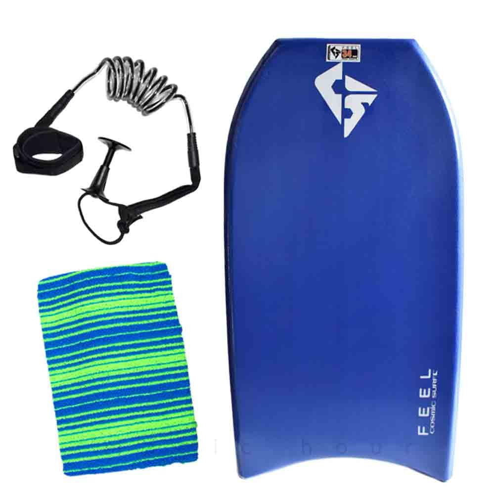 子供用 ボディボード 3点 セット キッズ ジュニア ボディーボード 34インチ ニットケース リーシュコード COSMIC SURF コスミックサーフ FEEL-JRSET3-ROY Amazon | 子供用 ボディボード 3点 セット キッズ ジュニア ボディー