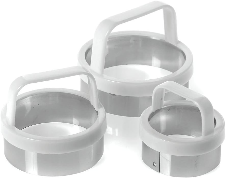 Amazon.com: Norpro Biscuit/Cookie Cutters, Set of 3, As Shown: Home ...