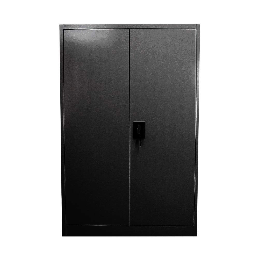 Panana Office Cupboard 2 Doors Metal Lockable Storage File Cabinet ...