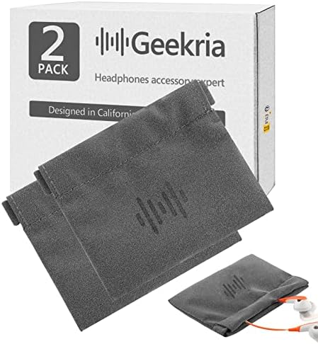 Amazon.com: Geekria 2 Pack Sports Earbuds Pouch, Fitness Earbuds ...