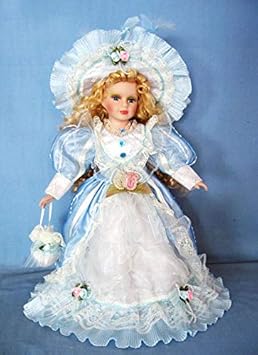 Amazon.com: J.Misa Collection Jmisa 16" Porcelain Victoria Doll : Toys ...