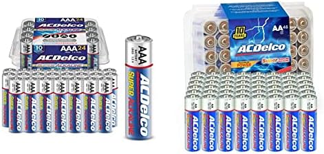 Amazon.com: Powermax ACDelco AAA and AA Alkaline Batteries (72-Count ...