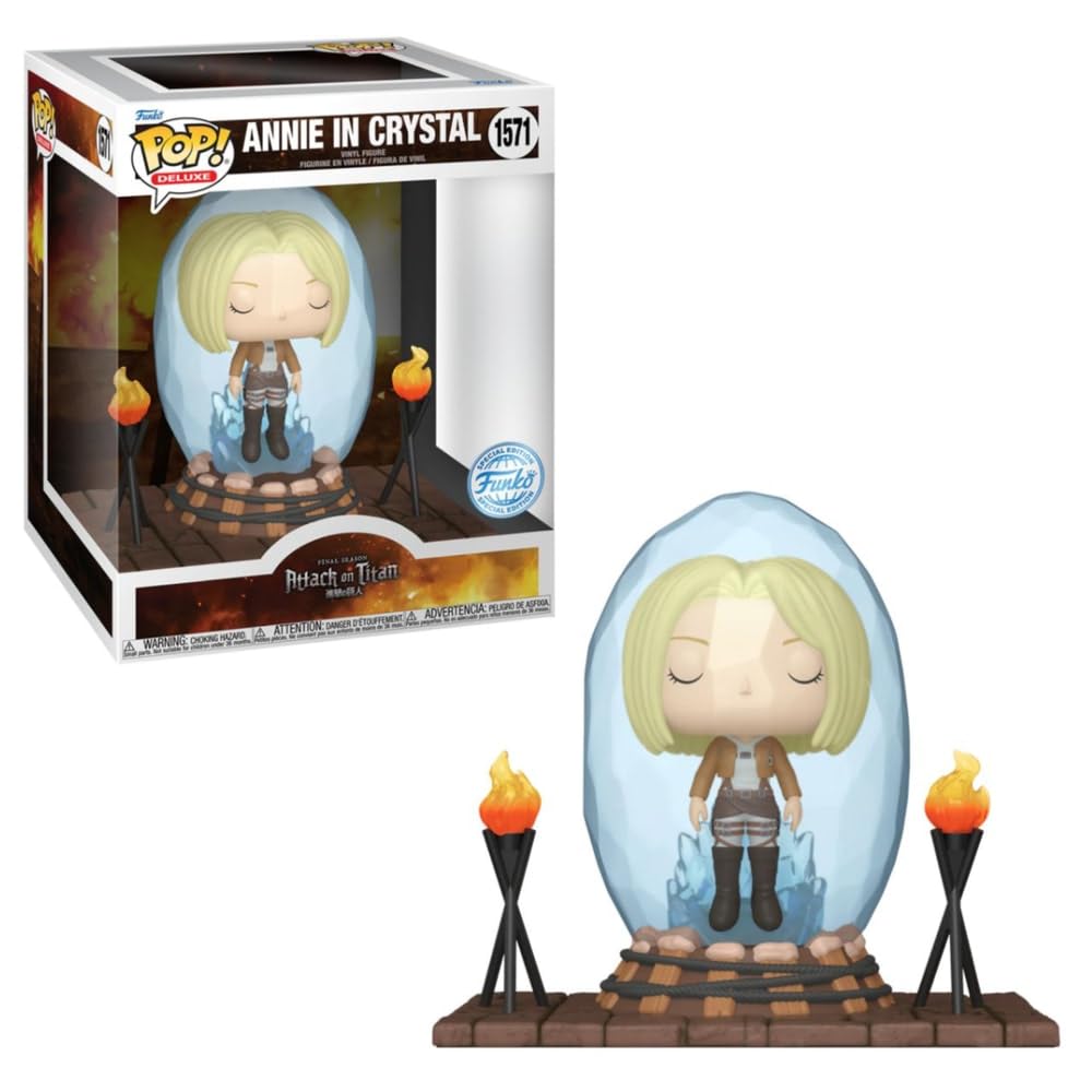 Funko Pop! Deluxe: Attack on Titan - Annie in Crystal (Hot Topic ...