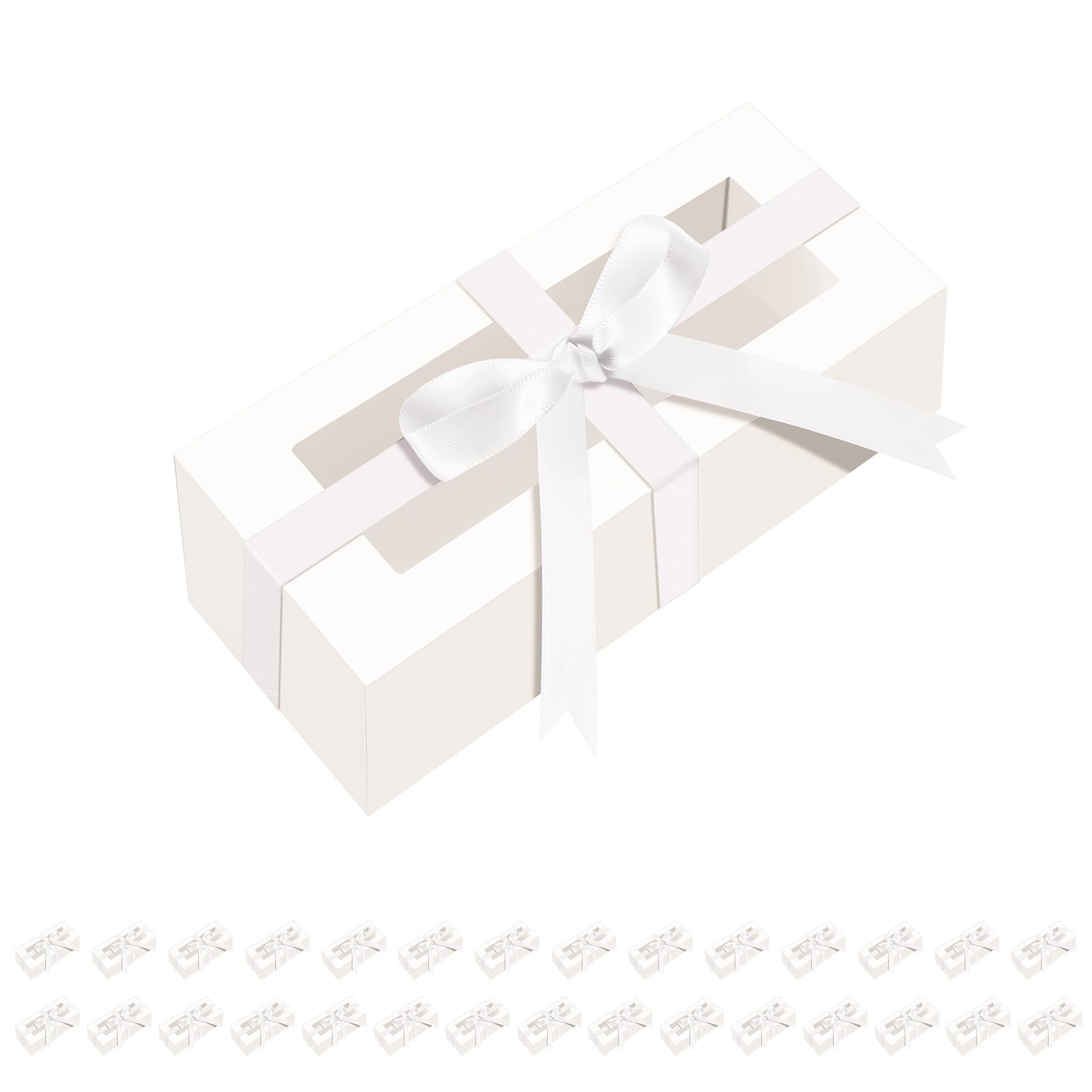 Amazon.com: HAPPY POTATO 30 Pack Macaron Boxes for 4 or 5, 4×1.9×1.9 ...
