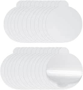 Baoswi 24 Pack 4.3 Inches Round Insect Trap Refillable Glue Boards ...